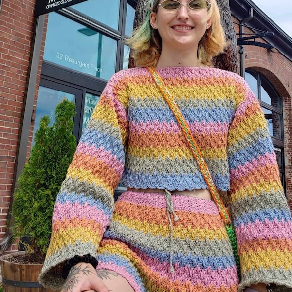 The Karma Lounge Set WRITTEN PATTERN - Crochet Lounge Wear - Etsy