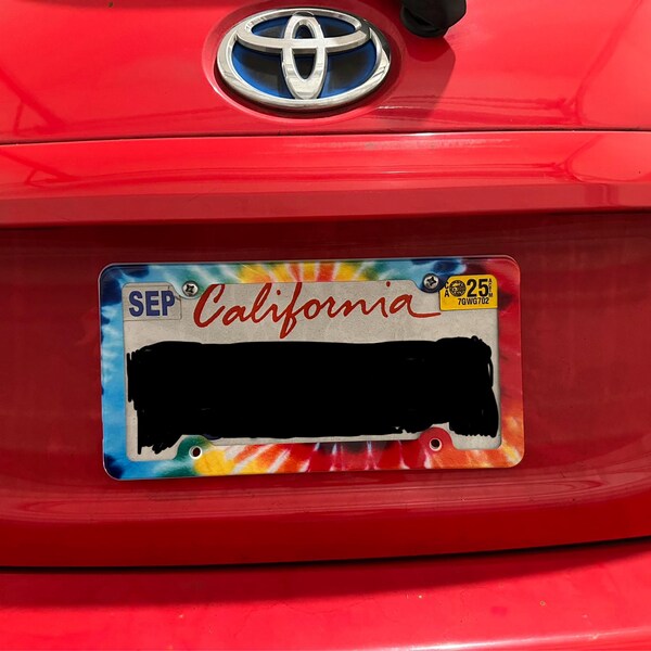 Peace Sign License Plate - Etsy