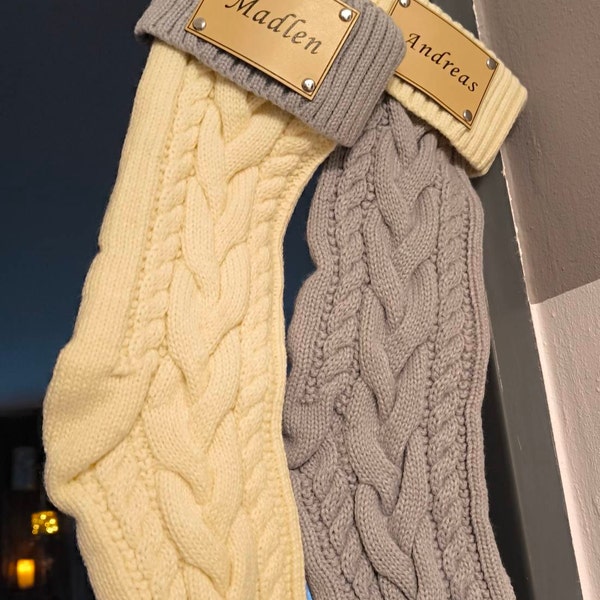 Engraved Holiday Stockings ,custom Christmas Knitted Stockings,2024 ...
