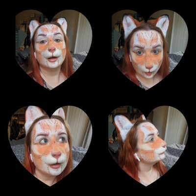 Unpainted Silicone Prosthetic Cat Nose / Cheeks / Rabbit - Etsy