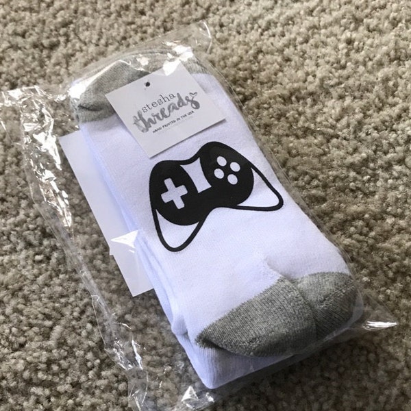 Gamer Socks - Gifts for Him - Gifts for Gamers - Video Game - Gamer Dad ...