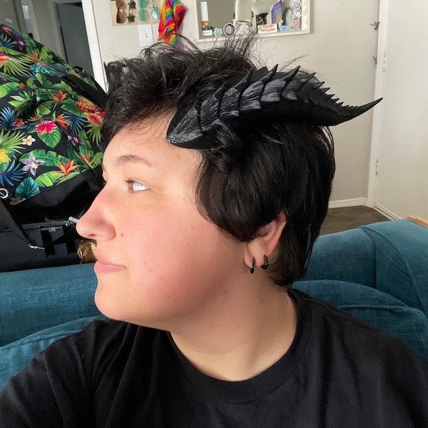 Lightweight Costume Spikey Boi Horns - Etsy