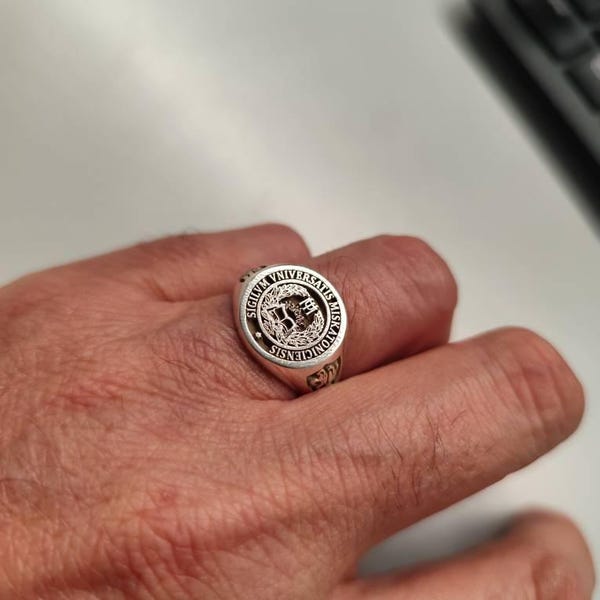 College Ring, University Ring, Graduation Gift, Graduation Ring, Woman ...