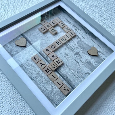 Scrabble Pictures Scrabble Frame Personalised Scrabble Picture Frames ...