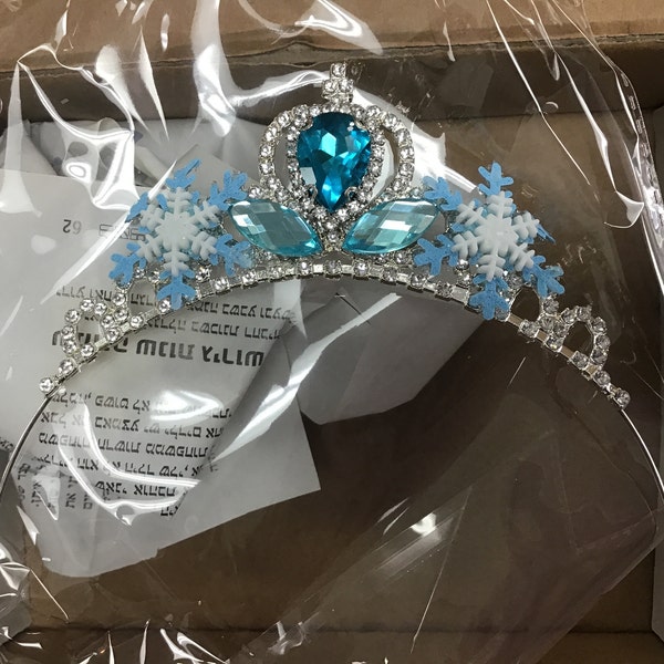 New Frozen ELSA CROWN, Elsa Tiara, Frozen Tiara, Elsa Birthday Outfit ...
