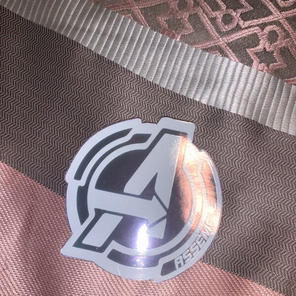 Avengers Assemble Holographic Sticker/ Disney Marvel Laptop Stickers ...