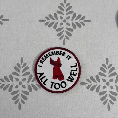 I Remember It All Too Well Embroidered Patches Red Patch - Etsy