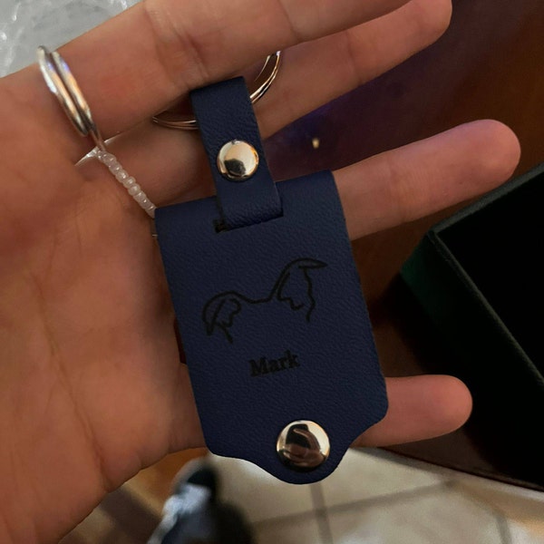 Pet Memorial Keychain, Pet Loss Gift, Pet Sympathy Gift, Custom Dog ...