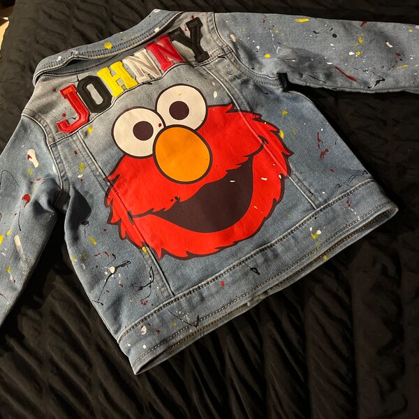 Elmo Sesame Street Jacket, Custom Elmo Jacket Elmo Matching Shirts ...