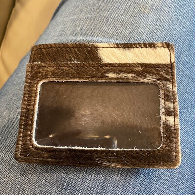 100 % Real Cowhide Credit Card Wallet Credit Card Holder Perfect for ...