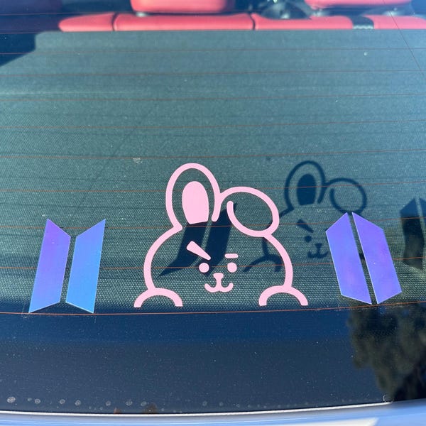 BT21 Cooky Car/window Decal - Etsy