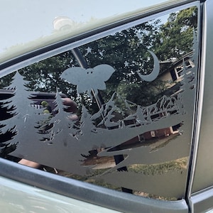 Quarter Window, FIT Only Sequoia 18-23 , Window Decal Overlay, Rear ...