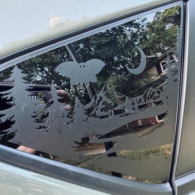 Quarter Window, FIT Only Sequoia 18-23 , Window Decal Overlay, Rear ...