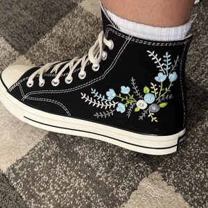 Custom Converse Embroidered Shoes Converse Chuck Taylor 1970s - Etsy