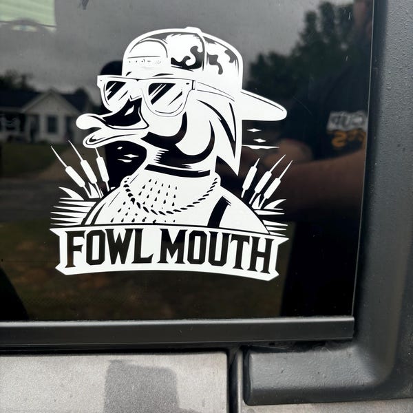 Duck Hunter Decal Hunting Decal Window Decal Permanent Vinyl Truck ...