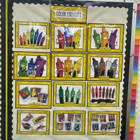 The Color Families (digital Set of 8) Art Classroom Decor (primary ...