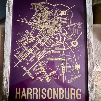 Eugene, Oregon Street Map Screen Print - Etsy