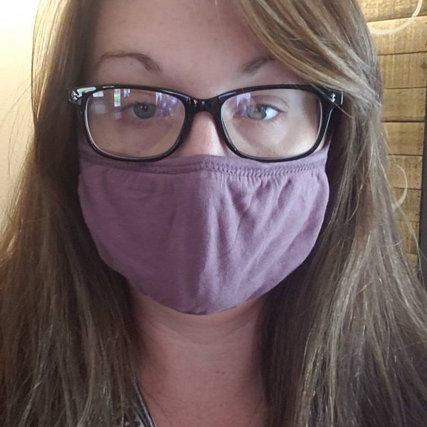 Adult 2-layer SOFT + Breathable + Cotton and High Quality Reusable Face ...