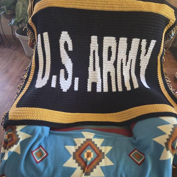 US Army Graph PATTERN ONLY With Written Instruction - Etsy