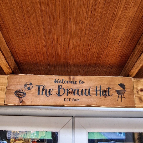 Custom Made Cottage House Name/house Number Wooden Plaques and Signs ...