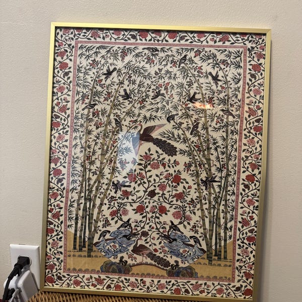 MAILED Giclée Print | Indian Palampore Textile Design Reproduction ...