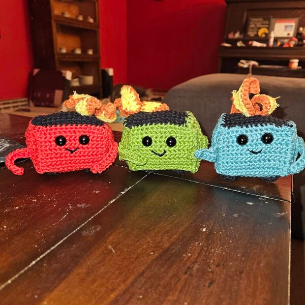 Pattern and Sign Only: Dumpster Fire Emotional Support Crochet Pdf X2 ...