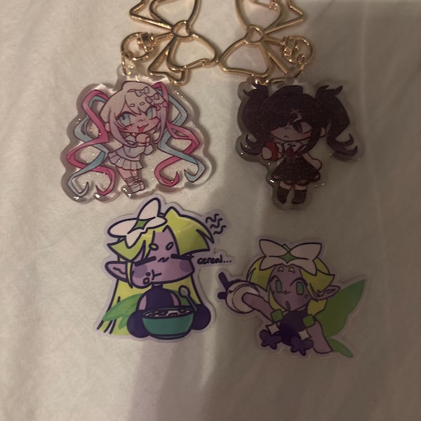 Needy Streamer Overload 2" Glitter Epoxy Charms - Etsy