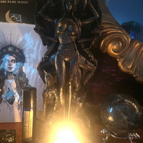 Moon Goddess, Selene Goddess, Wiccan Statue - Etsy