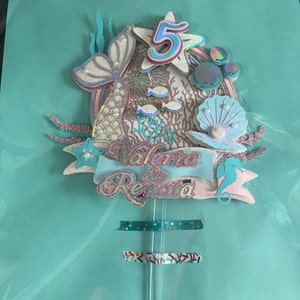 Custom Ocean Cake Topper for Birthday Party, Baby Shower Under the Sea ...