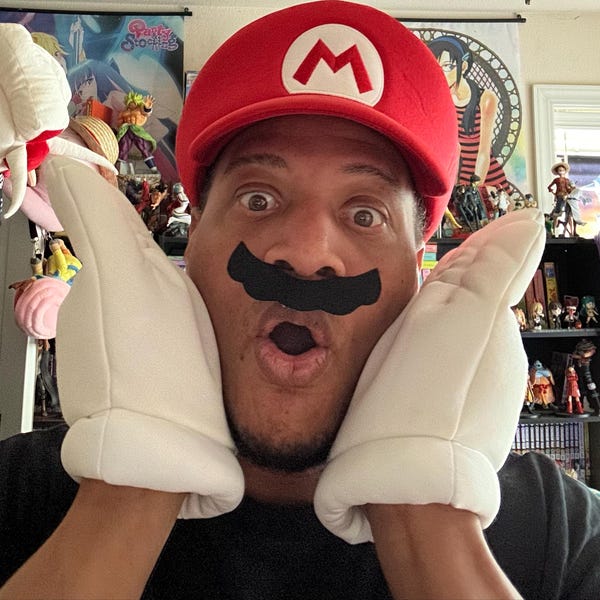 Mario & Luigi Character Inspired Mustache Set, Black Adhesive Felt ...