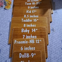 Bow Boards Full Set of Seven Sizes - Etsy Canada