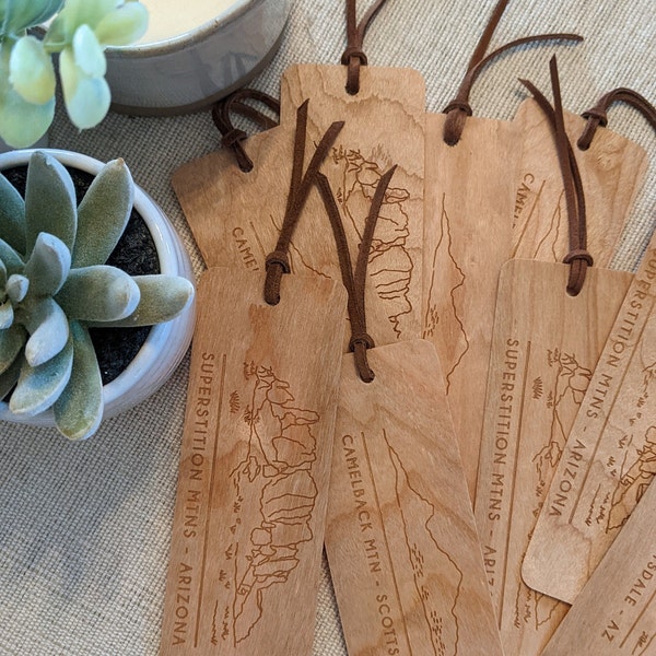 Bulk Personalized Wooden Bookmarks | Engraved Wood Bookmarks ...