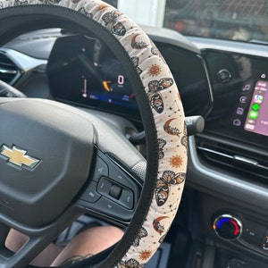 Tooled Leather Pattern Steering Wheel Cover - Etsy
