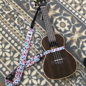 Ukulele Strap All in One Hug Strap Purple and Green Oilslick - Etsy