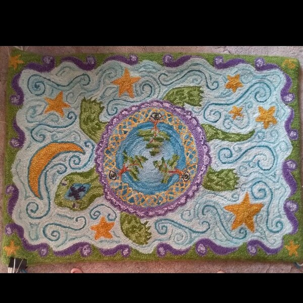 Celtic Fish Rug Hooking or Punch Needle Pattern - Etsy