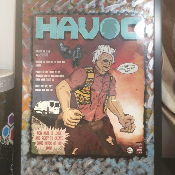 New Boot Goofin - Oil Paint Print - Reno 911 - Lieutenant Dangle - Art ...