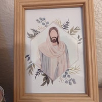Jesus Christ Faceless Portrait Watercolor Print - Etsy Canada