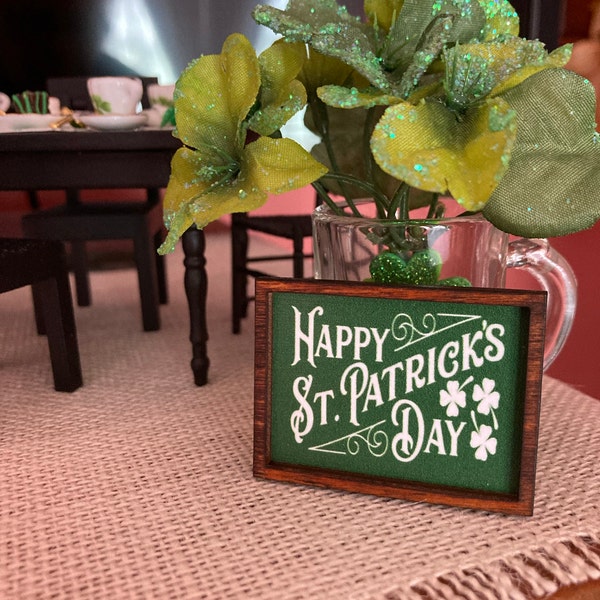 Wood Framed Miniature Sign | Farmhouse Type | Tiered Tray Décor ...