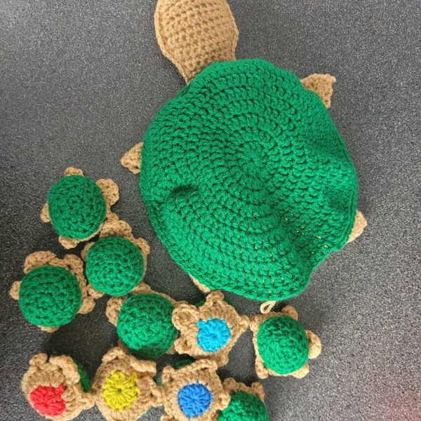 The ORIGINAL Turtle Memory Game PATTERN English Pdf ORIGINAL Stitched ...