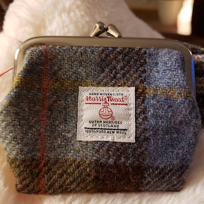 Women's Harris Tweed Coin Purse - Etsy