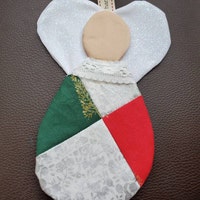 Quilted Angel Christmas Ornament Pattern Instant PDF Pattern - Etsy ...