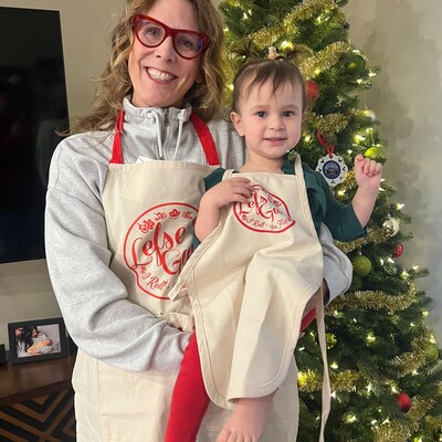 Lefse Gang Apron. Flour Sack Kitchen Apron. Made in the Midwest ...