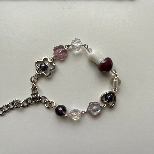 Cute Purple Acubi Styled Phone Charm Handmade Y2k Fashion Y2K Jewelery ...