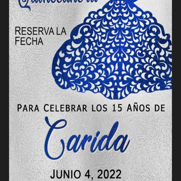 Mis Quince | Quinceanera Court Proposal Message Dama Chamberlain by ...