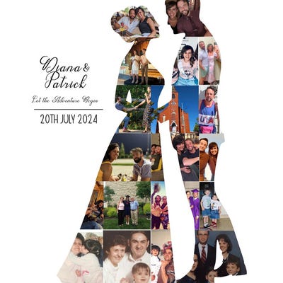 Family Tree Collage Family Tree Photo Collage Canva Template Family ...