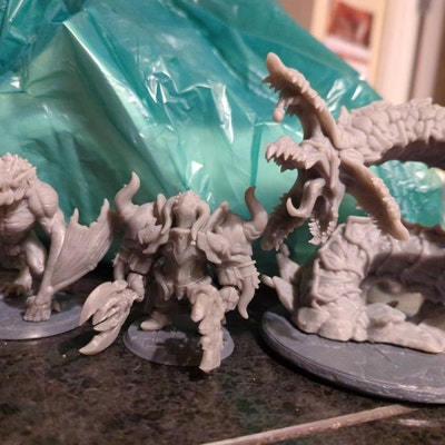 EPIC Worm Dnd Miniature Ashworm Mount wizard Miniatures for Tabletop ...
