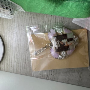 Custom Anime Resin Photo Keychain Custom KPOP Resin Photo Keychain ...
