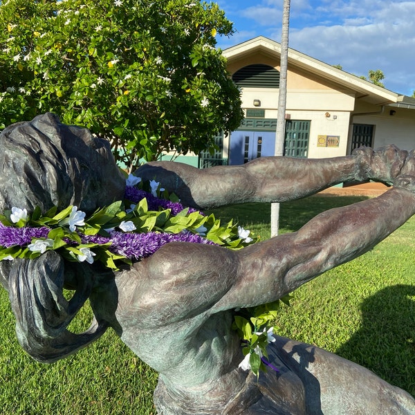 Traditional Maile Lei With White Tuberose (artificial) - Etsy