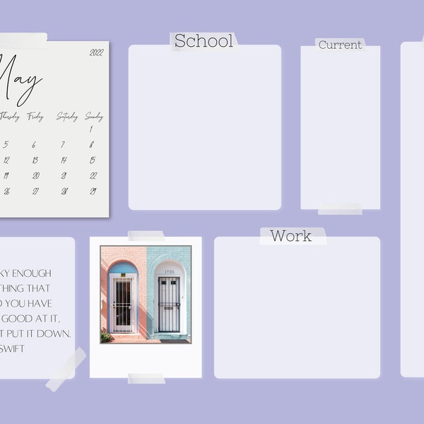 Pastel Pink Aesthetic Desktop Organizer Wallpaper Calendar 2023 ...