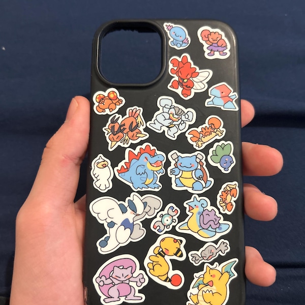 152-251 Mini Poke Stickers | All Gen 2 Johto Mons | Die-cut Waterproof ...